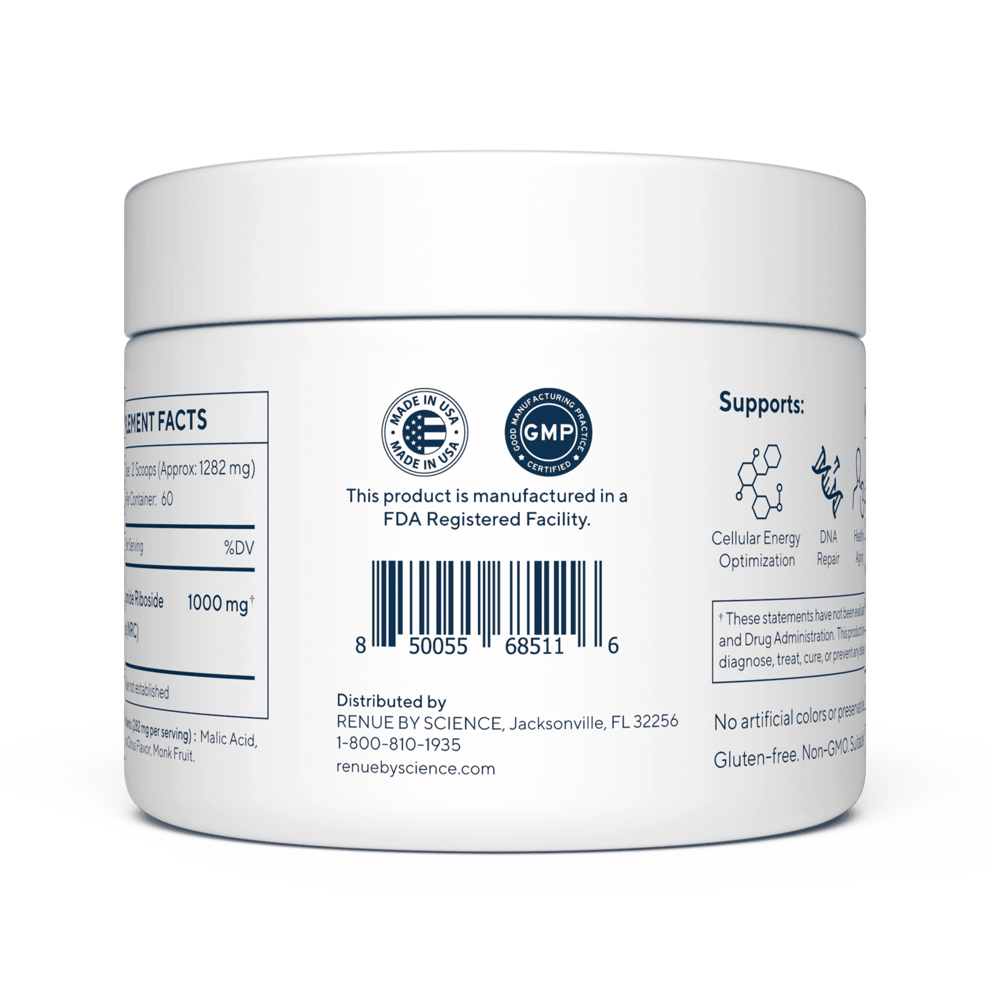 NR (Nicotinamide Riboside) Powder 1,000 mg - Smooth Taste Blend – Renue ...