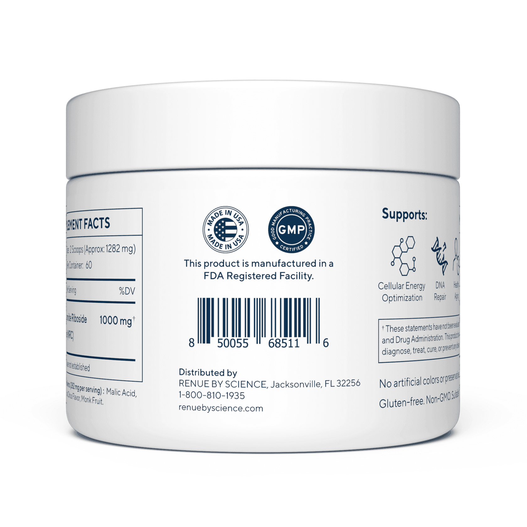 NR (Nicotinamide Riboside) Powder 1,000 mg - Smooth Taste Blend – Renue ...