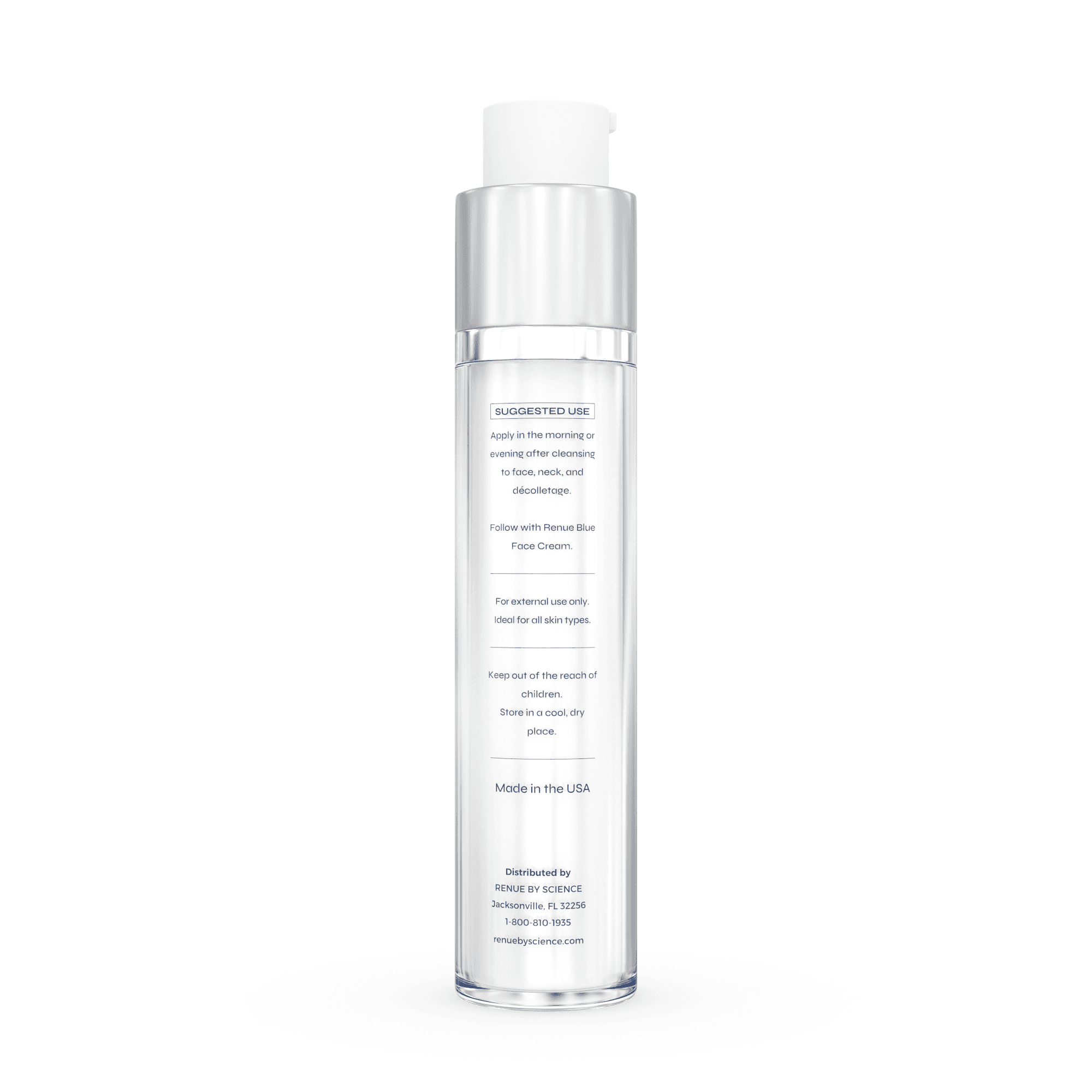 Renue Blue™ Face Serum with Methylene Blue, Glutathione, NAD⁺, NMN, NR ...