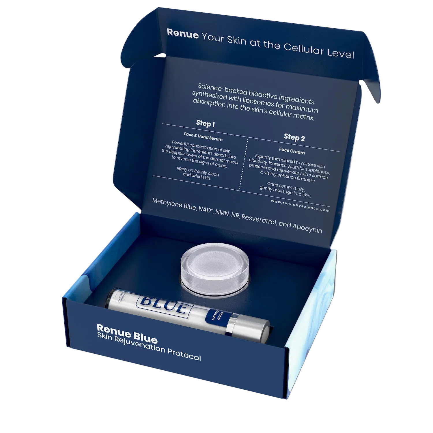Renue Blue Skin Rejuvenation Protocol – Renue By Science